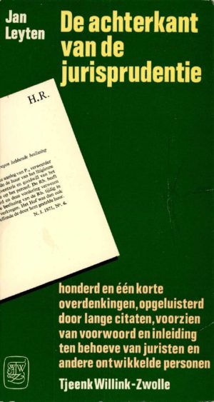 De achterkant van de jurisprudentie – Jan Leijten